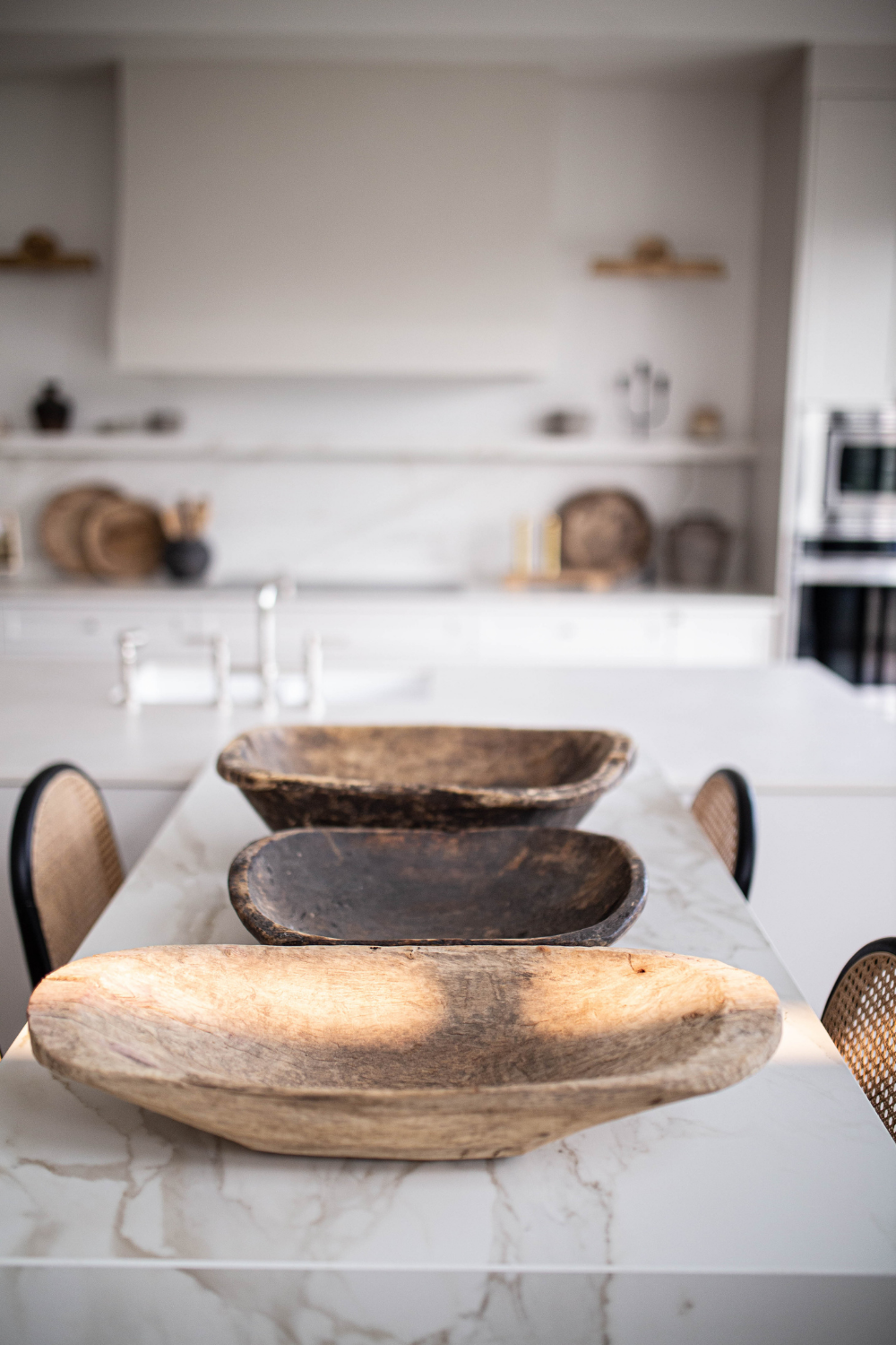 Reclaimed Elm Wood Vintage Basin | By Luxe B Co.