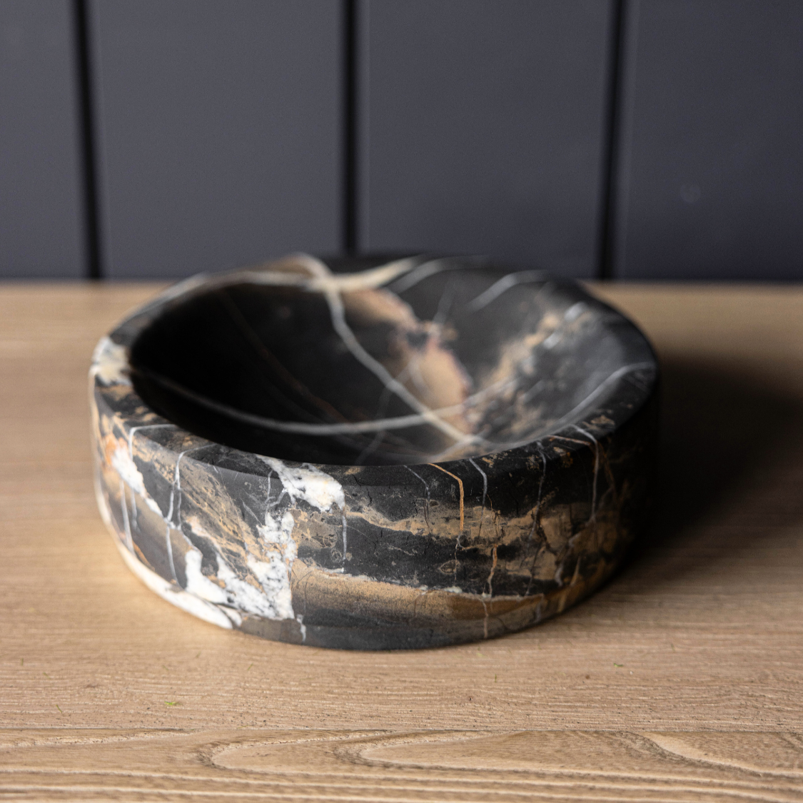 Black & Gold Marble Key Bowl | By Luxe B Co.